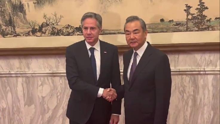 Senior Chinese official meets with U.S. secretary of state_英语频道_央视网 ...