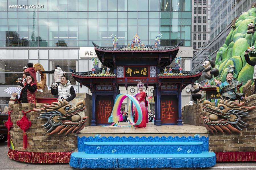 Chinese float premiers at Macy's Thanksgiving parade - CCTV News - CCTV ...